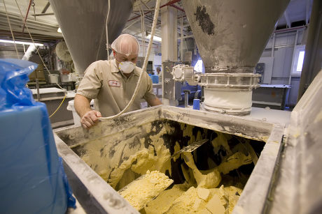 Worker Chelsea Milling Company Monitoring Mixing Editorial Stock Photo ...