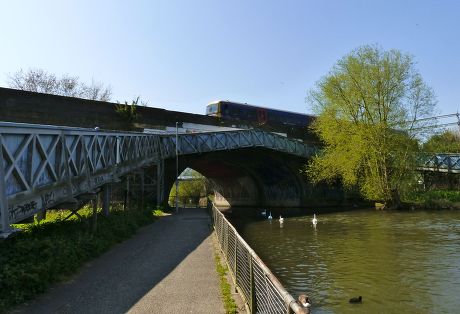 Isambard Kingdom Brunel Railway Bridge Over Editorial Stock Photo ...