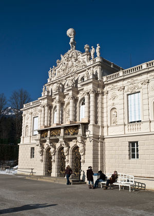 Linderhof Castle Royal Palace Graswangtal Valley Editorial Stock Photo ...
