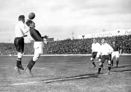 Historic Photograph Soccer Game Around 1920 Editorial Stock Photo ...