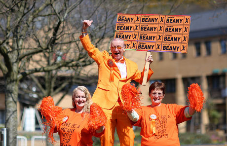 __COUNT__ Captain Beany pre-election campaign, Port Talbot, Wales - 18 ...