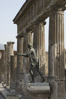 Bronze Statue Apollo Temple Apollo Roman Editorial Stock Photo - Stock ...