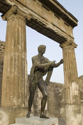 Bronze Statue Apollo Temple Apollo Roman Editorial Stock Photo - Stock ...