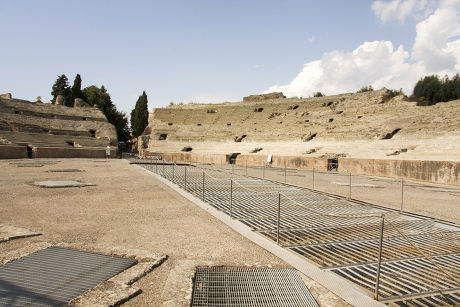 Neronian Flavian Amphitheatre Roman Ruins Pozzuoli Editorial Stock ...