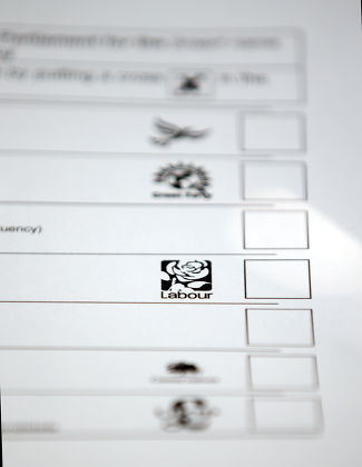 Uk General Election Poll Card Twickenham Editorial Stock Photo - Stock ...