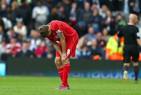 Steven Gerrard Liverpool Feels Pain Injury Editorial Stock Photo ...