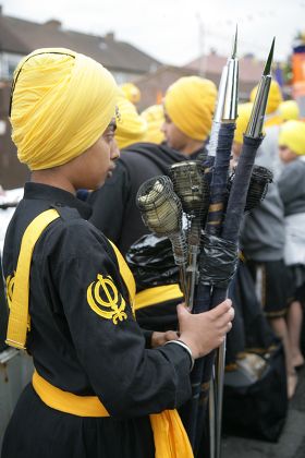 Young Sikh Holds Weapons Ready Parade Editorial Stock Photo - Stock ...