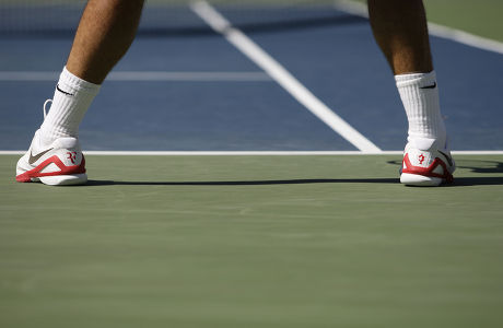 Tennis Pro Roger Federers Legs Sui Editorial Stock Photo - Stock Image ...