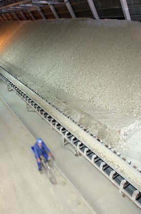 Storage Gravel Gravel Hall Production Cement Editorial Stock Photo ...