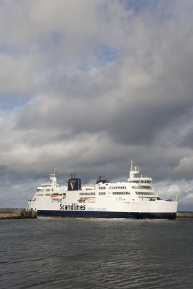 Prince Richard Danish Ferry Entering Puttgarden Editorial Stock Photo ...