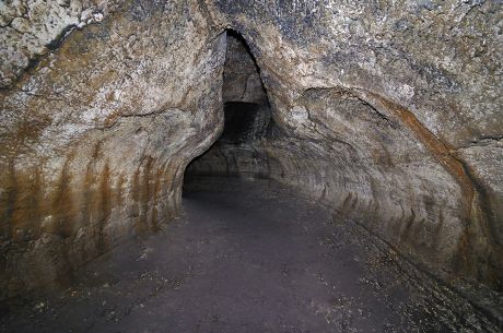 Lava River Cave Volcanic Lava Tube Editorial Stock Photo - Stock Image ...