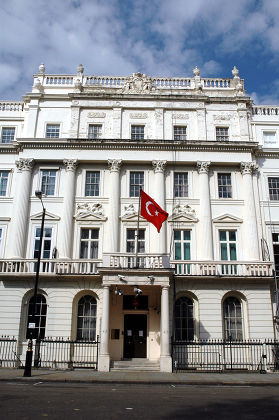 Turkish Embassy Belgrave Square London Britain Editorial Stock Photo ...