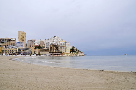 Platja Finestrat Playa Beach Benidorm Costa Editorial Stock Photo ...