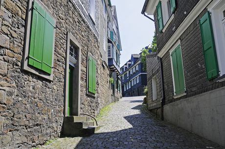 Alleyway Quarry Stone Slate Slate Cladding Editorial Stock Photo ...