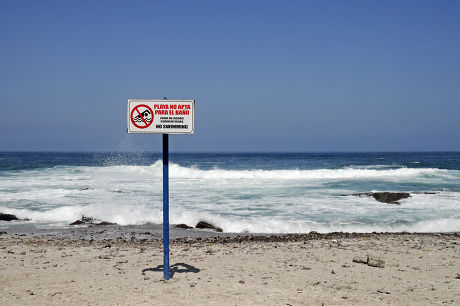 Sign Bathing Forbidden No Swimming Beach Editorial Stock Photo - Stock ...
