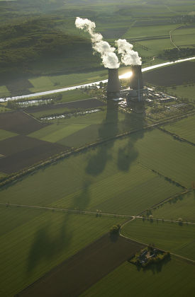 Aerial Photograph Akw Atomkraftwerk Atom Power Editorial Stock Photo ...