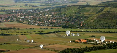 Aerial Picture Fuchsstadt Earth Station Intelsat Editorial Stock Photo ...