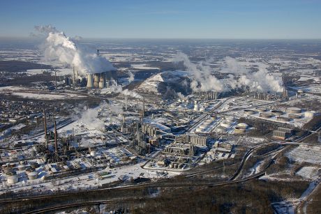 Aerial Photo Veba Power Plant Scholven Editorial Stock Photo - Stock ...