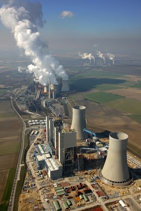 Aerial Photo Lignitefired Power Plant Generating Editorial Stock Photo ...