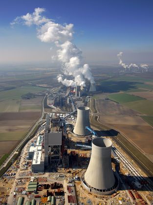 Aerial Photo Lignitefired Power Plant Generating Editorial Stock Photo ...
