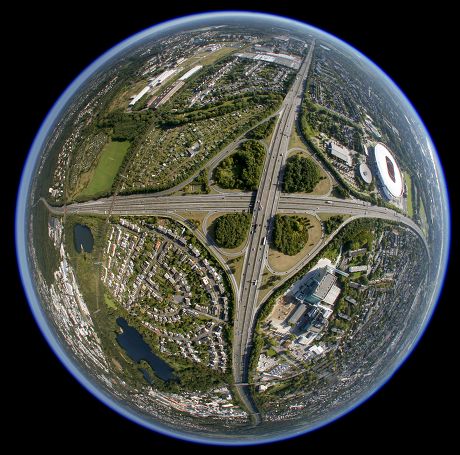 Aerial Photo Leverkusener Kreuz Intersection Intersection Editorial ...