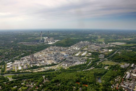 Aerial Photo Veba Oel Ag Oil Editorial Stock Photo - Stock Image ...