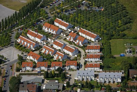 Aerial View Row House Settlement Herne Editorial Stock Photo - Stock ...