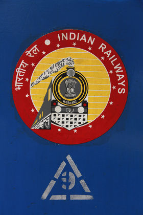 South Indian Railways Sign Steam Locomotive Editorial Stock Photo ...
