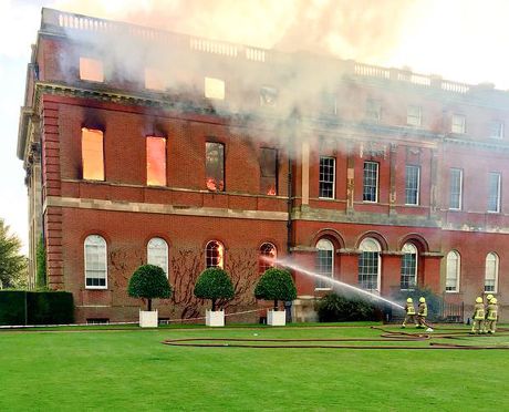 National Trust Mansion Clandon Park House Editorial Stock Photo - Stock ...