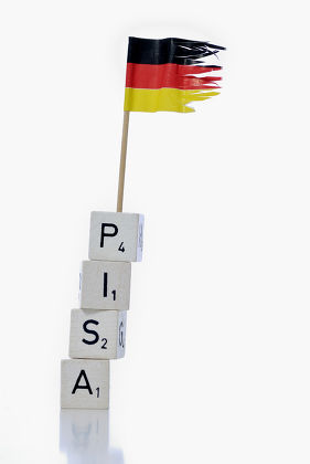Lettered Dice Spelling Word Pisa Tattered Editorial Stock Photo - Stock ...