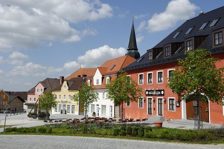 Market Square Simbach Near Landau Lower Editorial Stock Photo - Stock ...