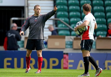 RC Toulon Captain's Run, Twickenham Stadium, London - 1 May 2015 Stock ...
