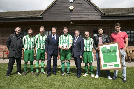 Prime Minisiter Poses Ambleside Football Team Editorial Stock Photo ...