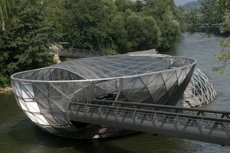 Murinsel Man Made Island Middle River Editorial Stock Photo - Stock ...