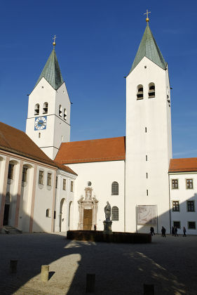 St Maria St Korbinian Cathedral Domberg Editorial Stock Photo - Stock ...