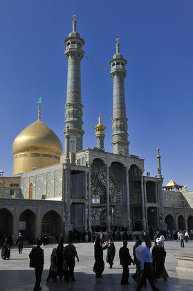 Holy Fatima Almasumeh Mosque Qom Qum Editorial Stock Photo - Stock ...