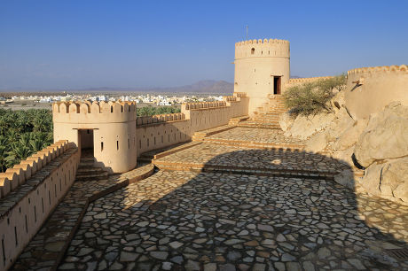Historic Adobe Fortification Nakhal Nakhl Fort Editorial Stock Photo ...