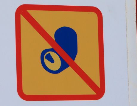 Sign No Cans Editorial Stock Photo - Stock Image | Shutterstock
