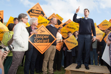 Liberal Democrats general election campaigning, Kent, Britain - 03 May ...
