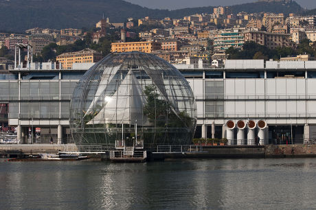 La Biosfera Waterfront Promenade Port Genova Editorial Stock Photo ...