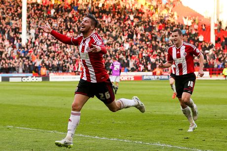 Kieron Freeman Sheffield United Celebrates After Editorial Stock Photo ...