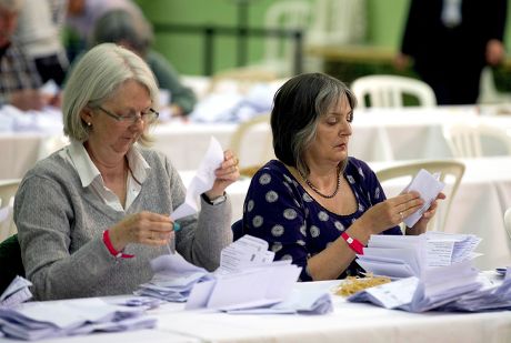 Counting Sports Centre Witney Constituency Editorial Stock Photo ...