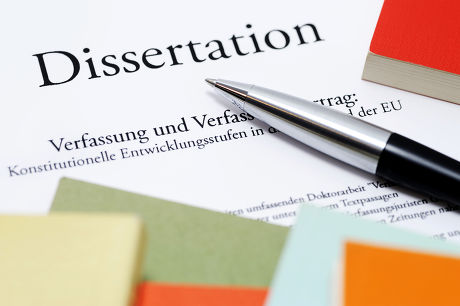 Dissertation Pen Books Symbolic Image Thesis Editorial Stock Photo ...