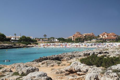 Beach Cala En Bosc Menorca Minorca Editorial Stock Photo - Stock Image ...