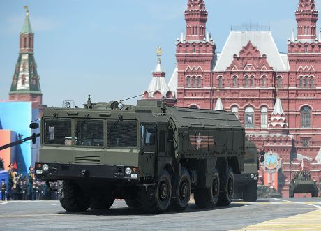 Iskander Ballistic Missile System Launching Vehicles Editorial Stock ...
