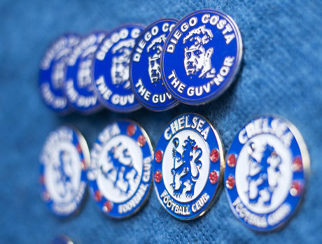 Chelsea Match Day Programme Outside Stamford Editorial Stock Photo ...