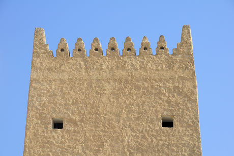 Tower Battlements Souq Waqif Doha Qatar Editorial Stock Photo - Stock ...