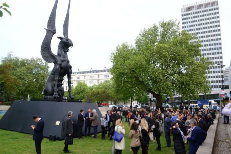 She Guardian Sculpture By Dashi Namdakov Editorial Stock Photo - Stock ...