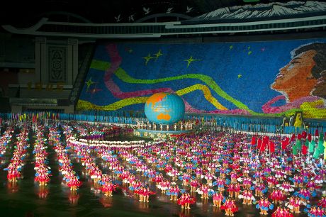 Dancers Acrobats Arirang Festival North Korean Editorial Stock Photo ...