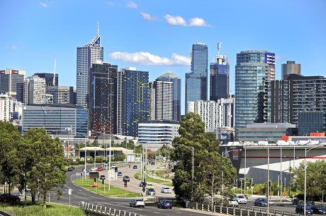 Melbourne City Skyline Editorial Stock Photo - Stock Image | Shutterstock